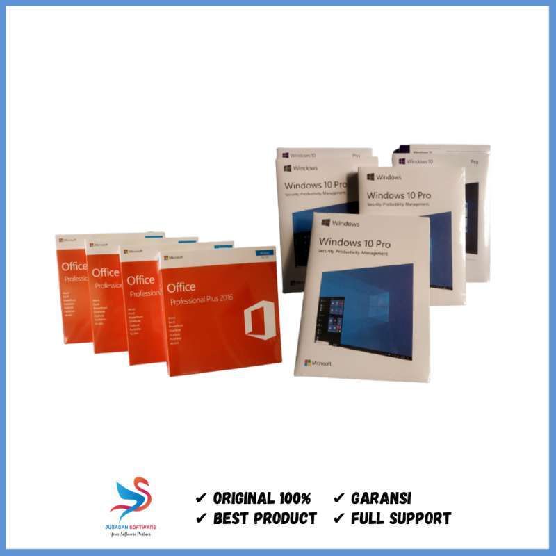 Promo Paket Windows 10 Pro dan Office 2016 Pro Plus Fullbox Diskon 4% ...
