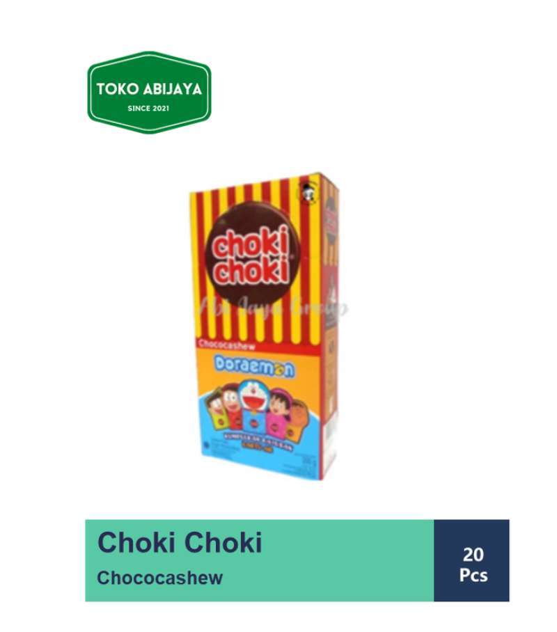 Jual Choki Choki Chococashew 1 dus isi 20 pcs di Seller Toko Abijaya ...