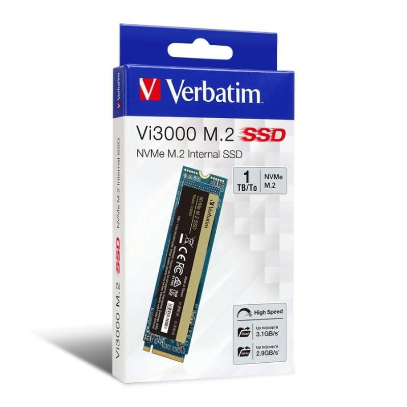 Jual Verbatim SSD Vi3000 M.2 Pcie Gen3 Nvme 2280 1TB - Vi3000 1 TB di ...