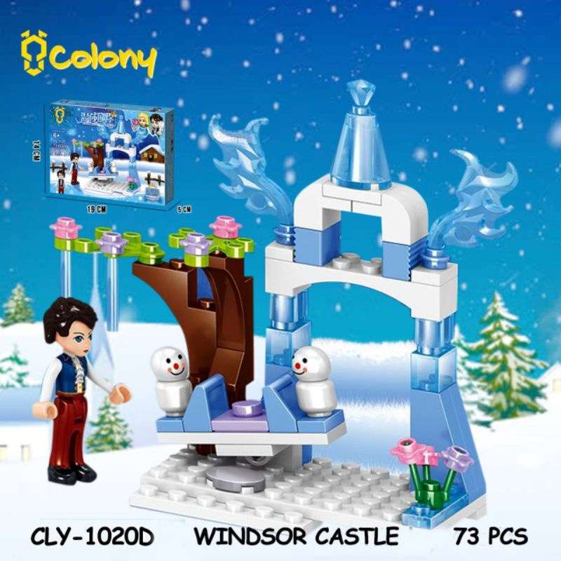 Jual LEGO Snow Castle Blok BLock Balok Bricks Tumpuk Building Set ...