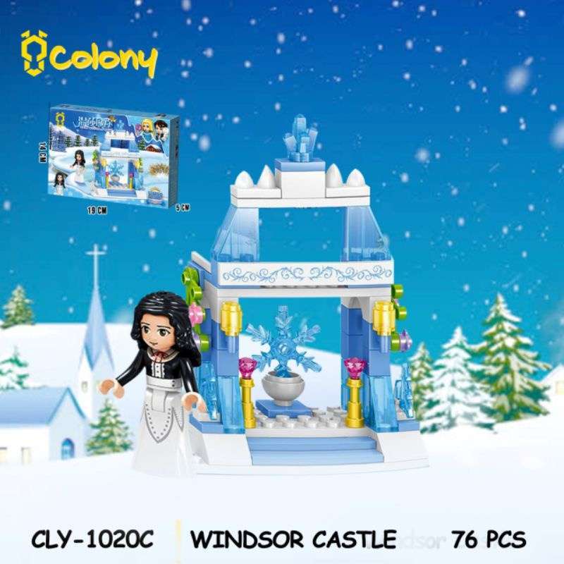 Jual LEGO Snow Castle Blok BLock Balok Bricks Tumpuk Building Set ...
