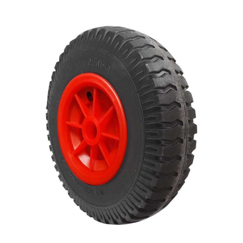 Jual Puncture Proof Rubber Tyres on Red Wheel, Kayak Trolley/Trailer ...