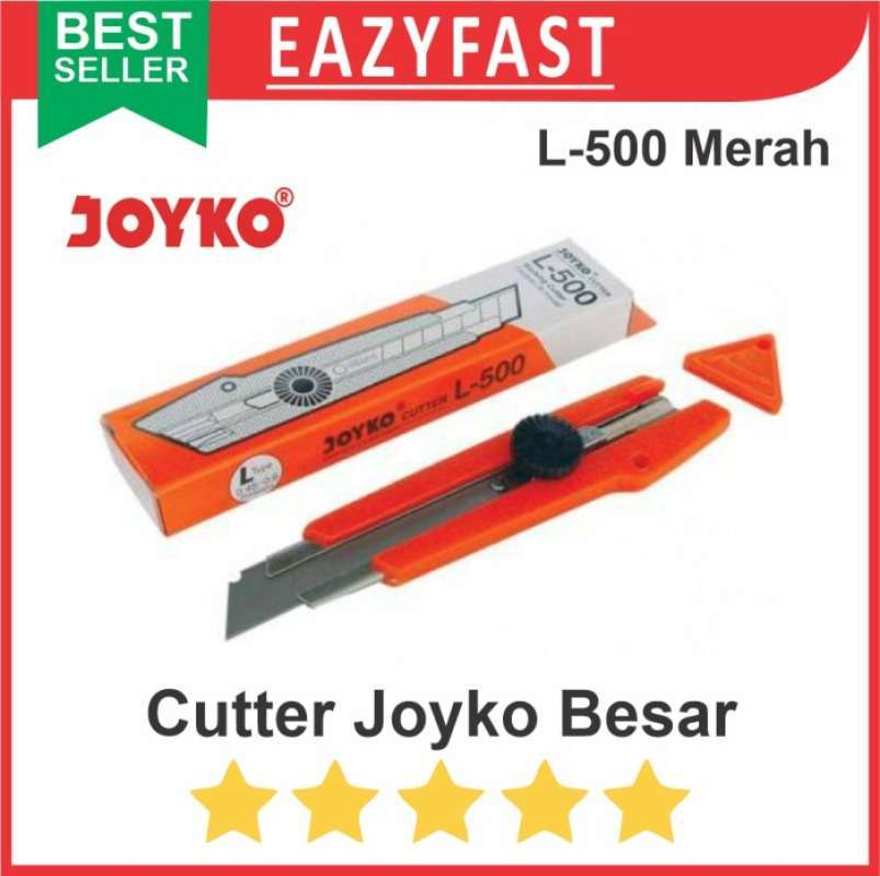 Jual Cutter Joyko Besar L-500 L-150 Cuter Kater L500 L150 Pisau Kenko ...