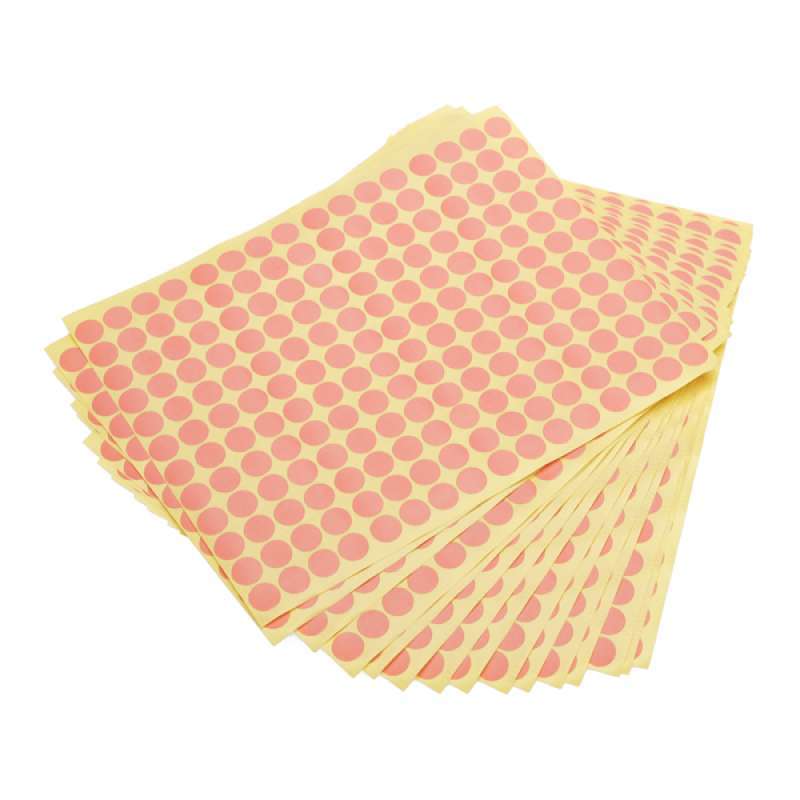 Jual 15 Sheets 10mm Paper Adhesive Blank Price Labels Stickers Tags ...