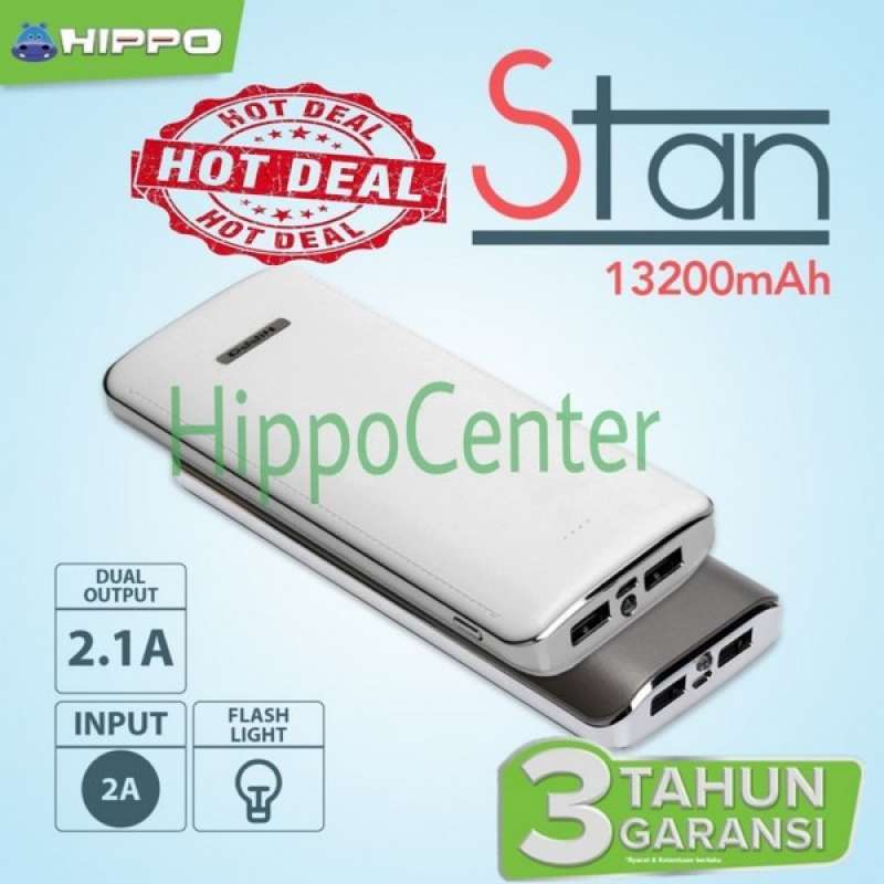 Jual Hippo Powerbank Stan 13200 di Seller CupTea - | Blibli