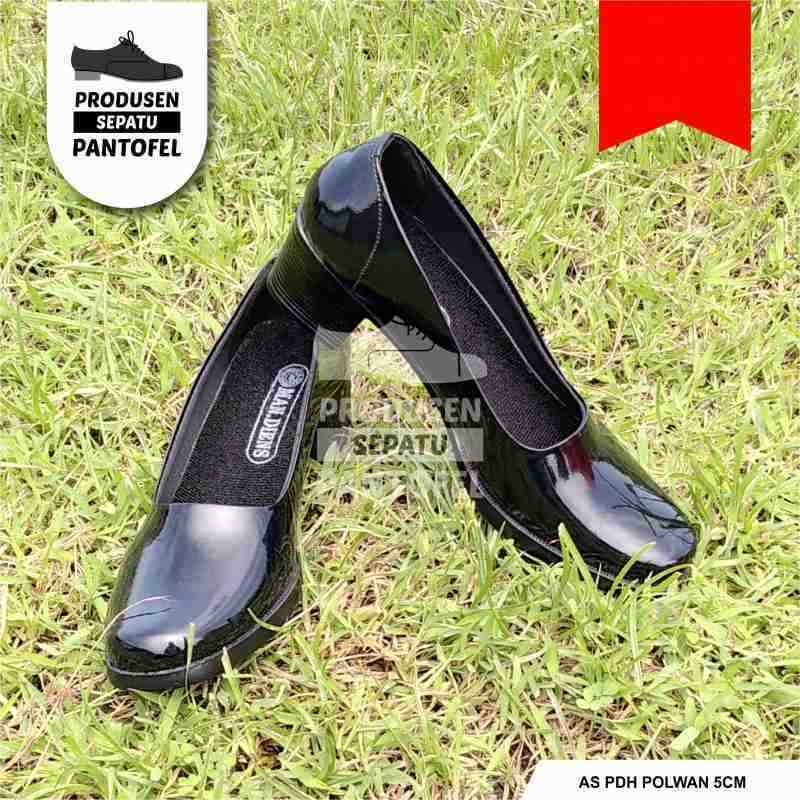 Jual Sepatu Pdh Putri Seri Polwan Asli Mengkilap Tanpa Semir Buat ...