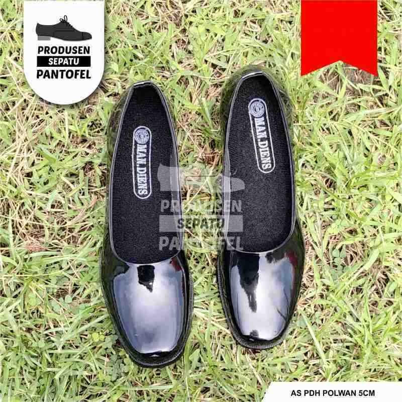 Jual Sepatu Pdh Putri Seri Polwan Asli Mengkilap Tanpa Semir Buat ...