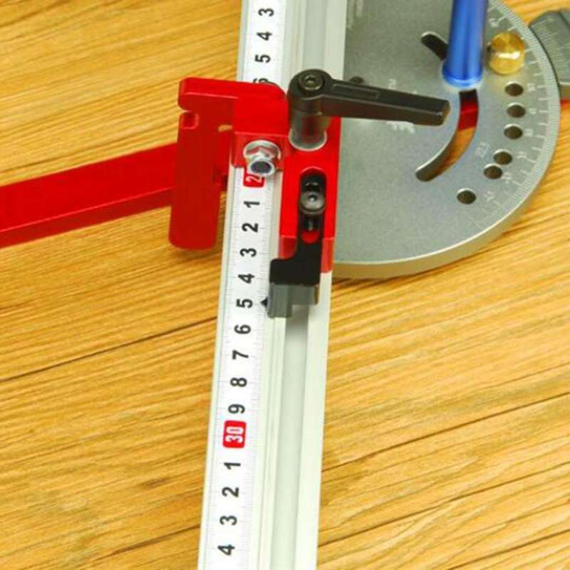 Jual Woodworking Mitre Guide Gauge Angle Stop Bandsaw Router Table Saw ...