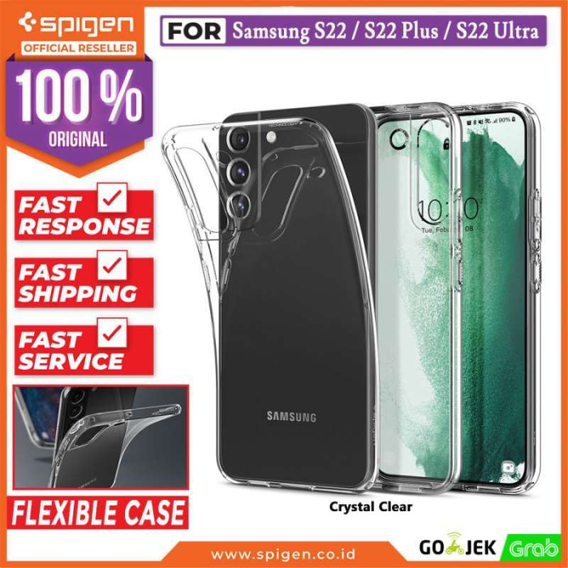 Jual Case Samsung Galaxy S22 Ultra Plus Spigen Liquid Crystal Softcase Gliter Casing - S22 ...
