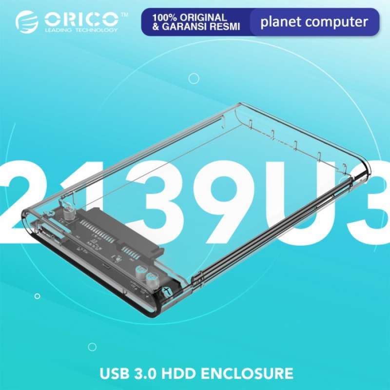 Jual Orico 2139u3 2.5 Inch Transparent Usb3.0 Hard Drive Enclosure Di Seller Planet Computer ...