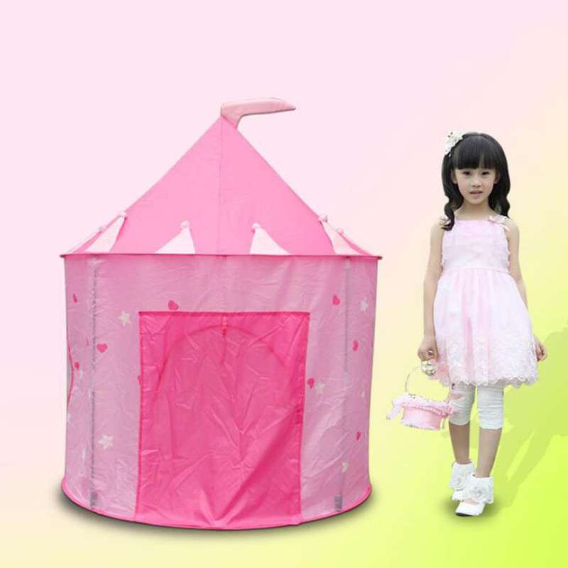 Jual Children Indoor Outdoor Playhouse Girl Pop-up Princess Tent Castle ...