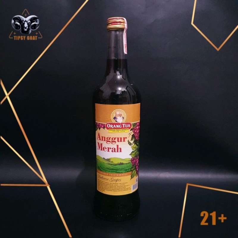 Jual Anggur Merah Orang Tua Gold 620ML di Seller TipsyGoat Official ...