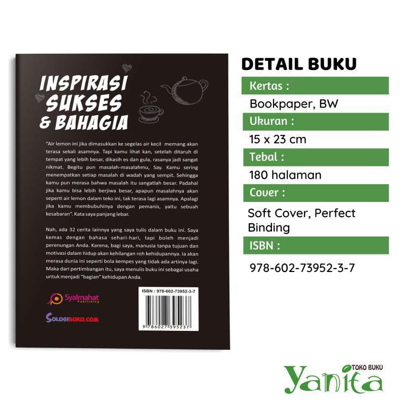 Promo Yanita Buku Psikologi Motivasi Inspirasi Sukses & Bahagia Self Improvement Pengembangan ...