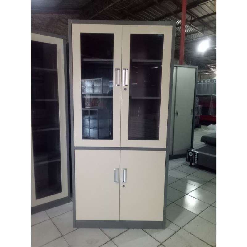 Jual Lemari Arsip Besi 2 Pintu buka Swing Besi 1/2 kaca |Lemari Kantor file di Seller CITRA ...