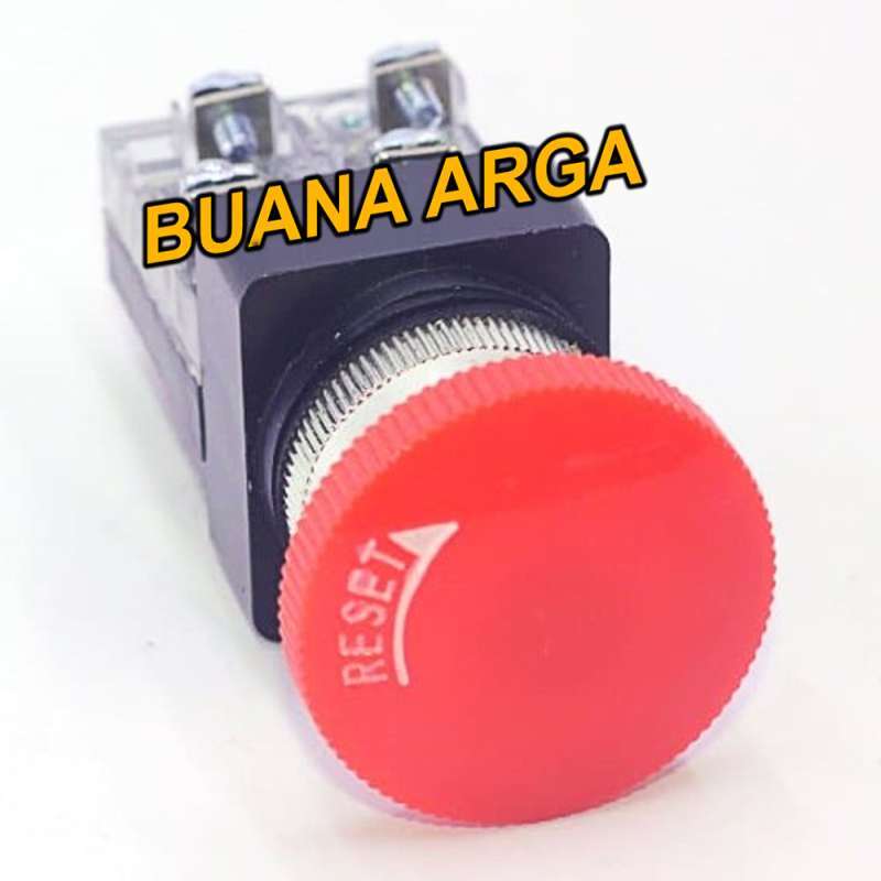 Jual Emergency Push Button Re3011 | Diameter 30mm | Contact 1no 1nc Di ...
