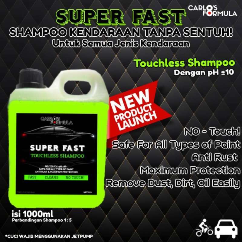 Promo CarlosFormula - Super Fast Touchless Shampoo Mobil / Touch Less ...