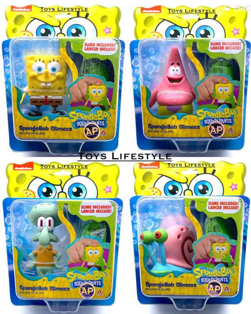 Jual ORIGINAL SPONGEBOB SQUAREPANTS PATRICK SQUIDWARD GARY FIGURE IN ...