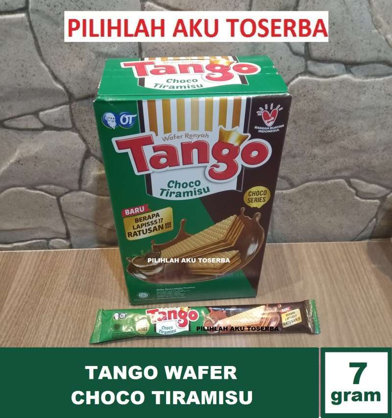 Jual Tango Wafer CHOCO TIRAMISU isi 20 pcs @ 7 gr - (HARGA 1 BOX) di ...