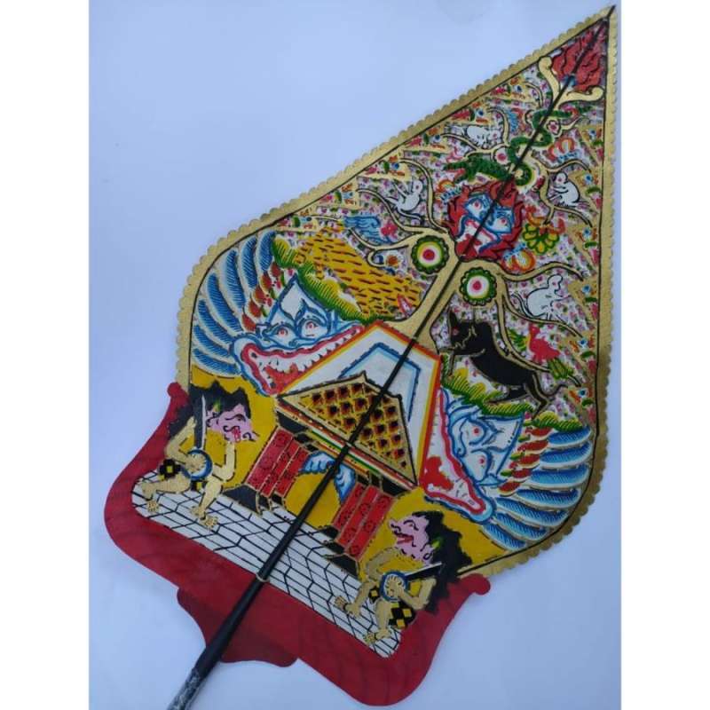 Jual Kerajinan Miniatur Wayang Kulit Gunungan Ukuran Besar Di Seller ...