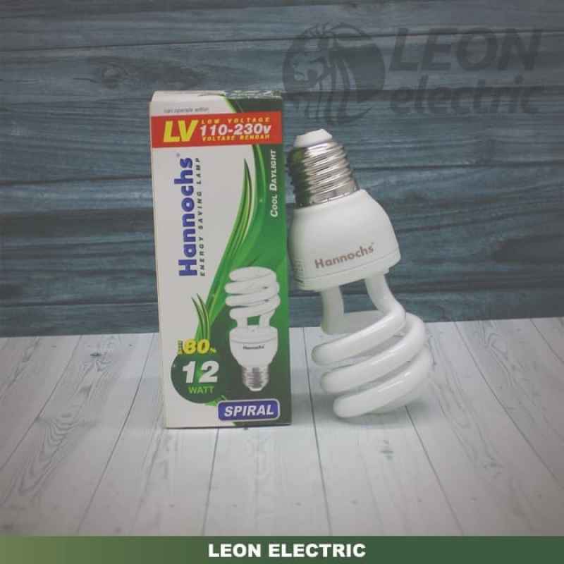 Jual Hannoch 12 Watt Spiral Original Murah - Harga Diskon Juni 2024 ...