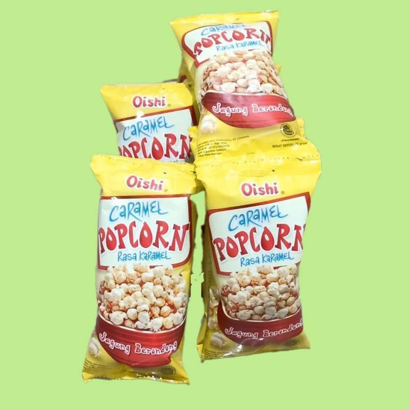 Jual Oishi Popcorn Karamel Jagung Snack 20gr [10 Pcs/renceng] Di Seller ...