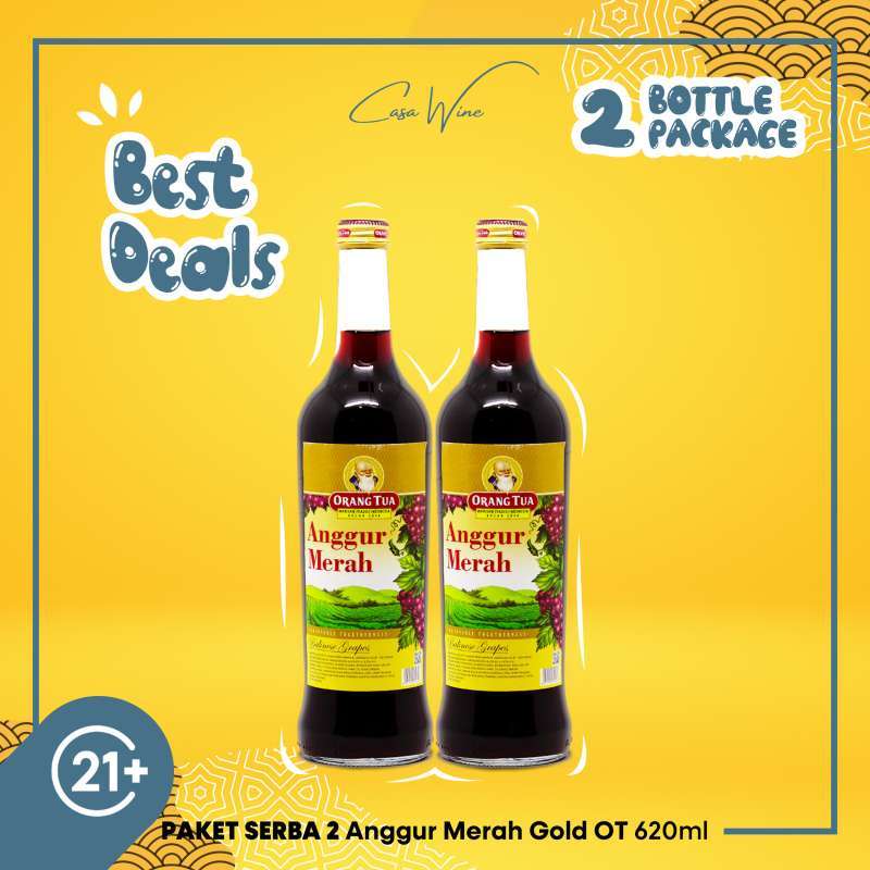 Promo Paket Serba 2 Anggur Merah Gold Orang Tua / Amer Gold OT Diskon ...