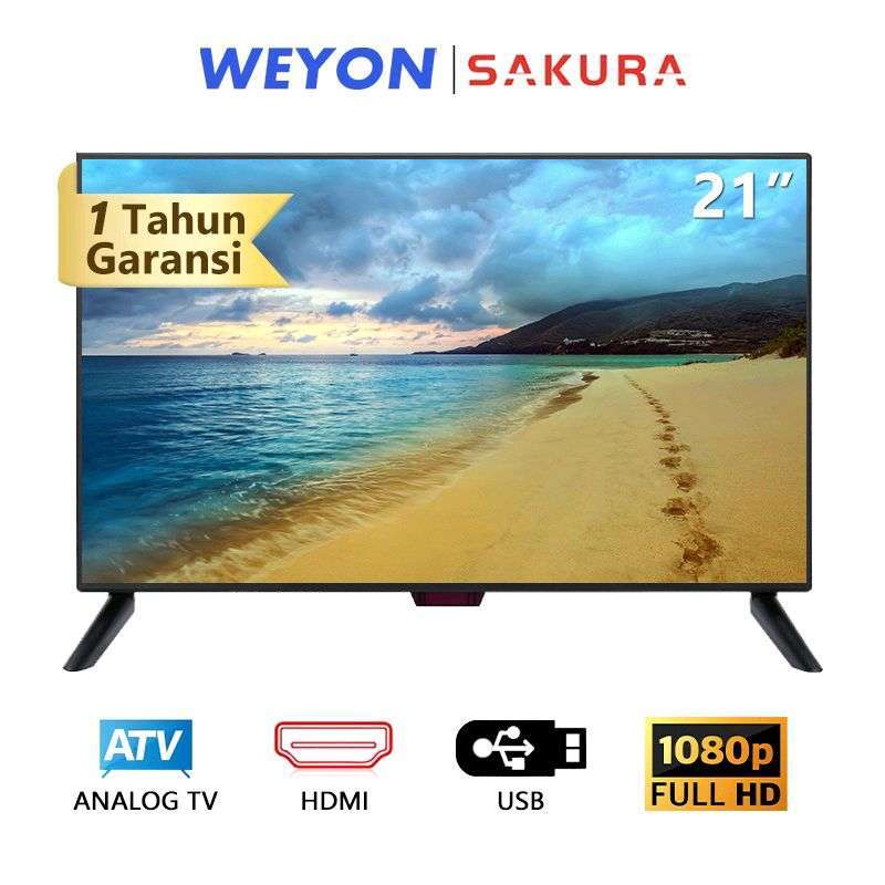 Jual Tv Led 21 Inch Full Layar Hdmi-vga-va-usb-cctv Dan Bisa Buat ...