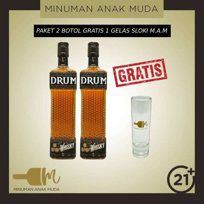 Jual Paket 2 Botol Drum Whisky 700ml di Seller Minuman Anak Muda ...