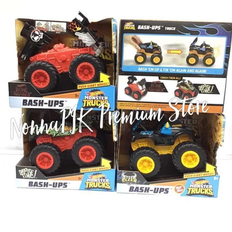 Jual Hot Wheelsâ® Monster Trucks 1:43 Bash Ups Collection Di Seller Nonnapik Toys - Pejagalan ...