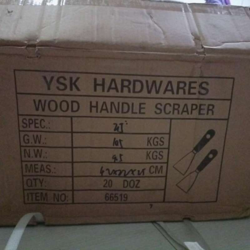 Jual Skrap Besi Gagang Kayu / Kape / Scraper 2 Berkualitas / Scrap Besi ...