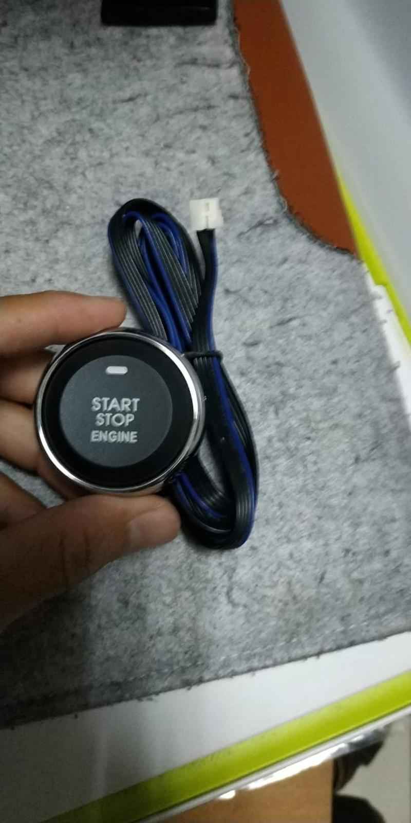 Jual Tombol Start Stop Engine Bulat Tempel Tombol Bulat Universal Mobil ...