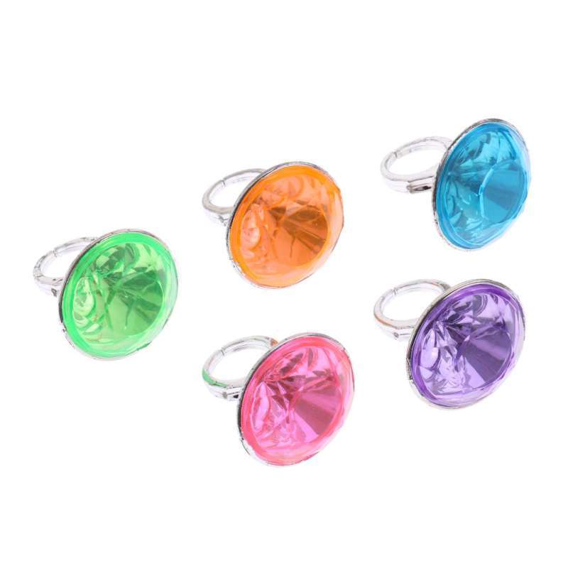 Promo Plastic Diamond Rings for Kids School Classroom Rewards Carnival ...