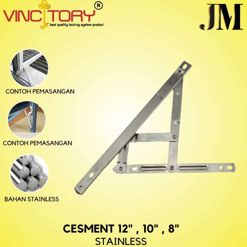 Promo COD Cesment jendela ukuran 1/2 inch stainless/engsel jendela ...
