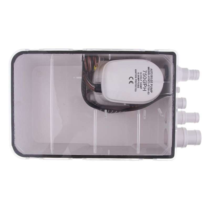 Jual 12V 750GPH Shower Sump Pump System Auto Bilge/Drain Box for Boat ...