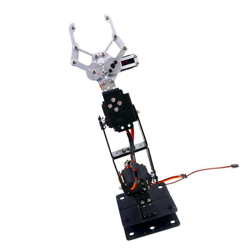 Jual 4DOF Fully Assembled Mechanical Robotic Arm Clamp Claw Raspberry ...