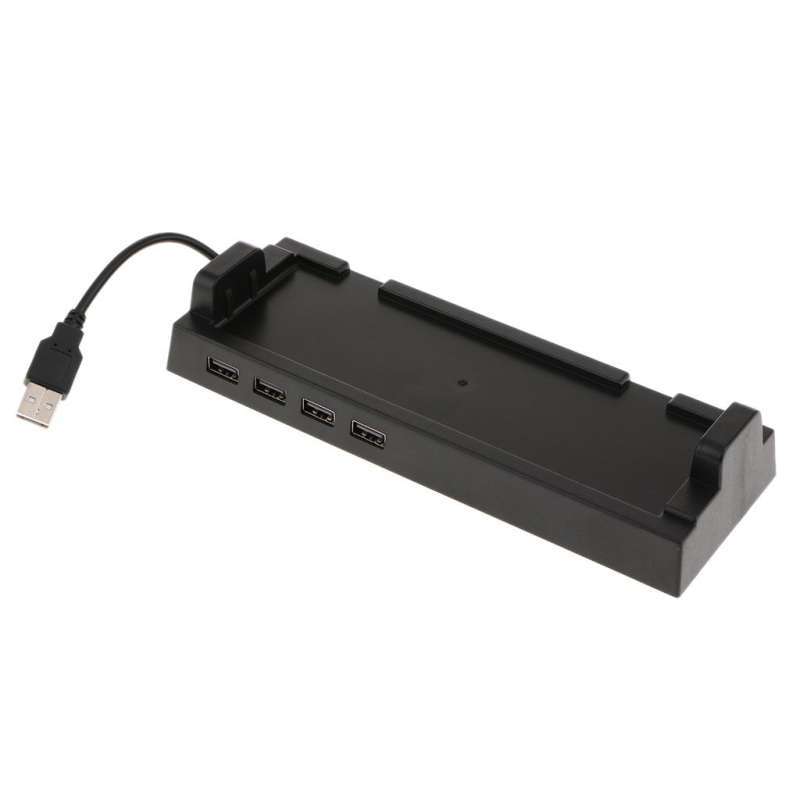 Jual USB 2.0 Hub Dock Vertical Stand 4-Port Desktop USB Hub Charging ...