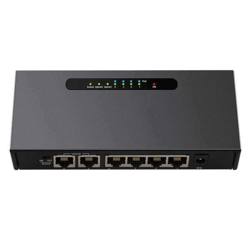 Jual 6 Port Poe Gigabit Network Switch 10/100/1000Mpbs Lan 4 Port Poe ...