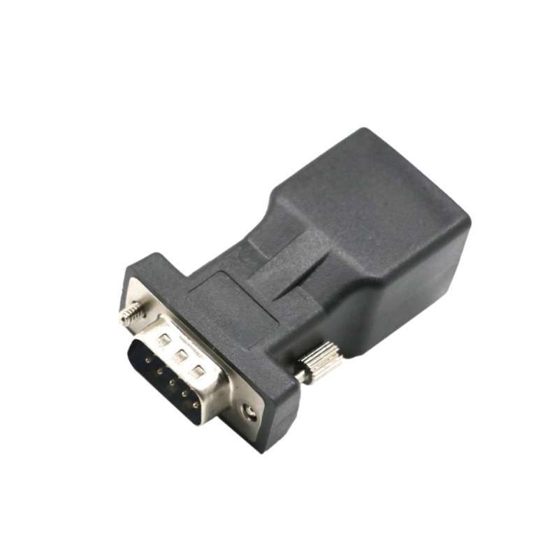 Jual To Rs232, Db9 9-pin Serial Port Male To Female Cat5e/6 Ethernet Di ...