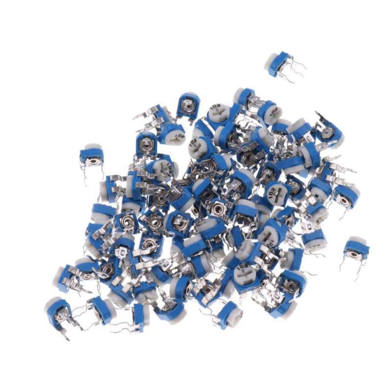 Jual 100pcs 10k 103 Multiturn Potentiometer High Precision Trim ...