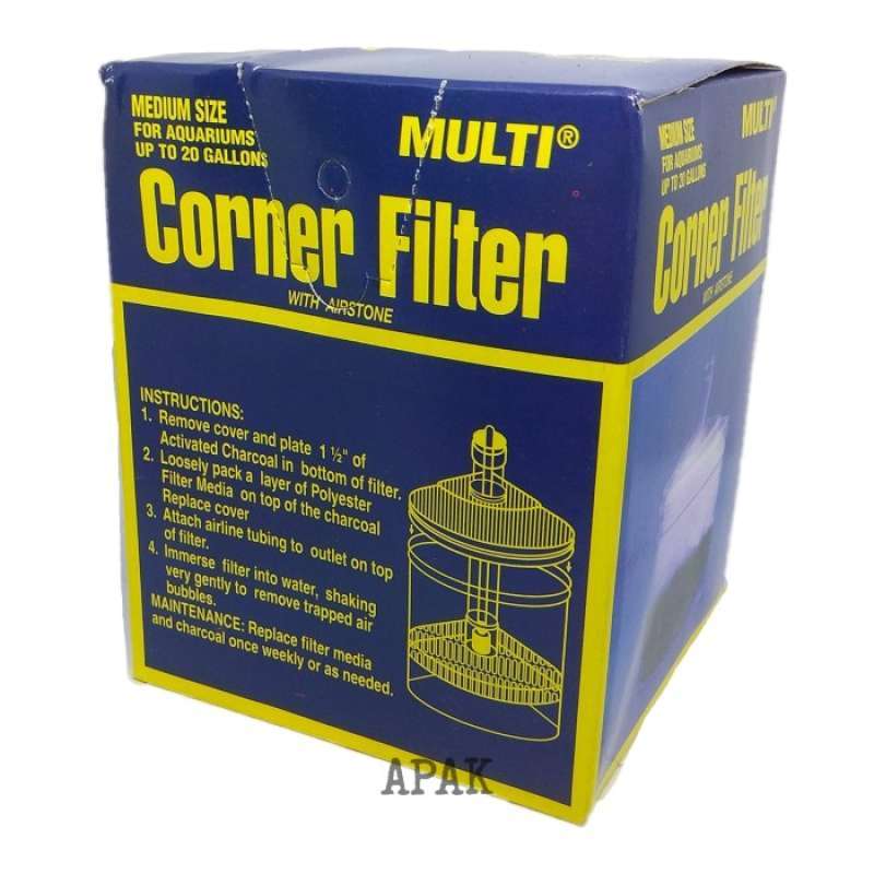Jual Corner Filter Multi Medium Aquarium Sudut Aquascape Di Seller Lz ...