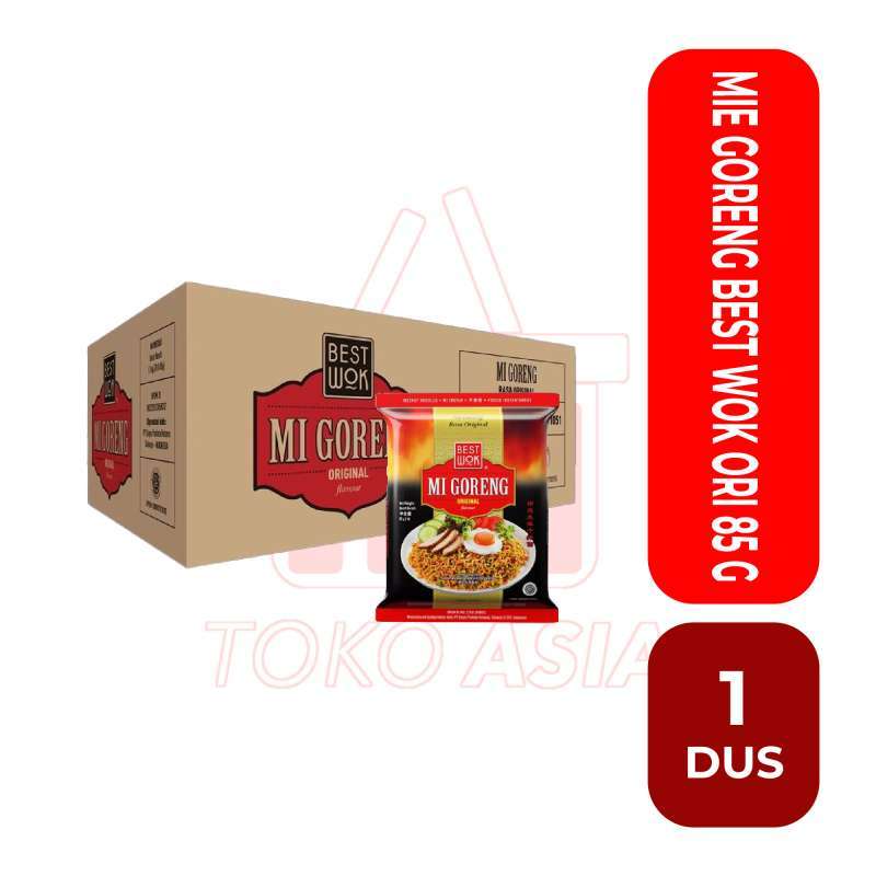 Jual MIE GORENG BEST WOK ORIGINAL 1 DUS (20x85G) di Seller Toko Asia ...