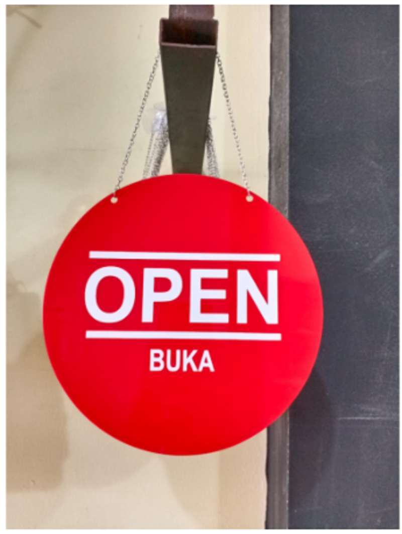 Jual Open Akrilik Original Harga Termurah Mei 2024 | Blibli