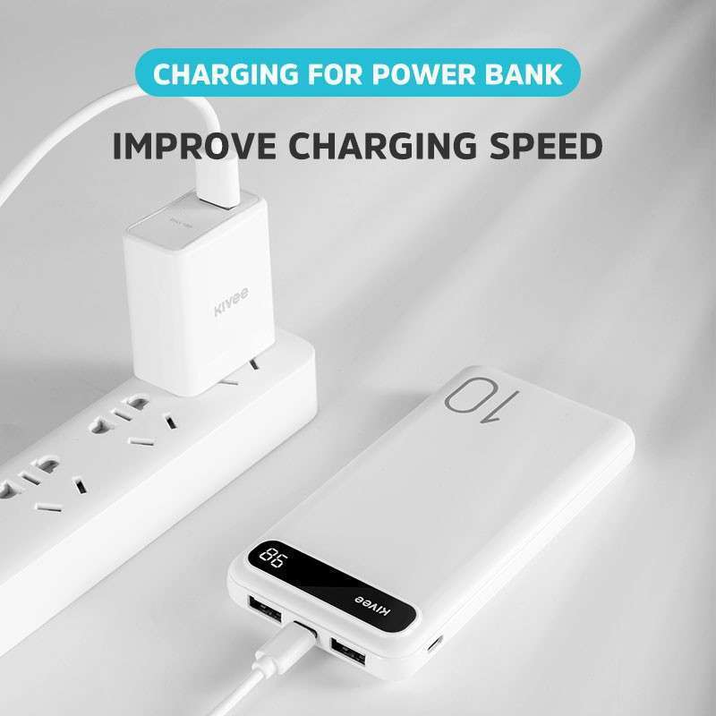 Jual KIVEE 10000mAh power bank cepat dengan indikator LED di Seller ...