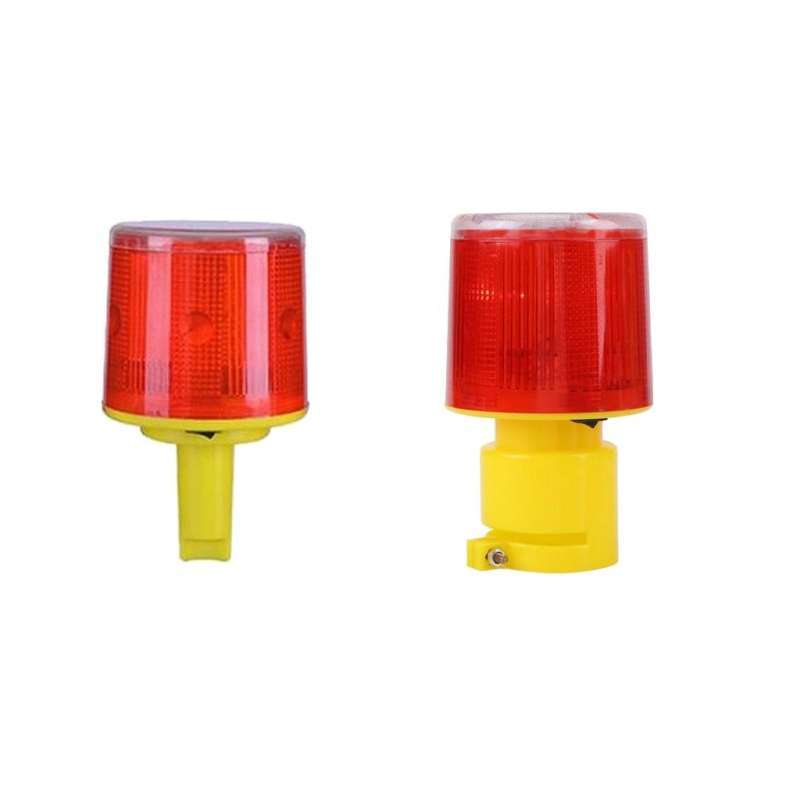 Promo 2 Piece Solar LED Round Caution Warning Light Lamp Traffic Alarm ...