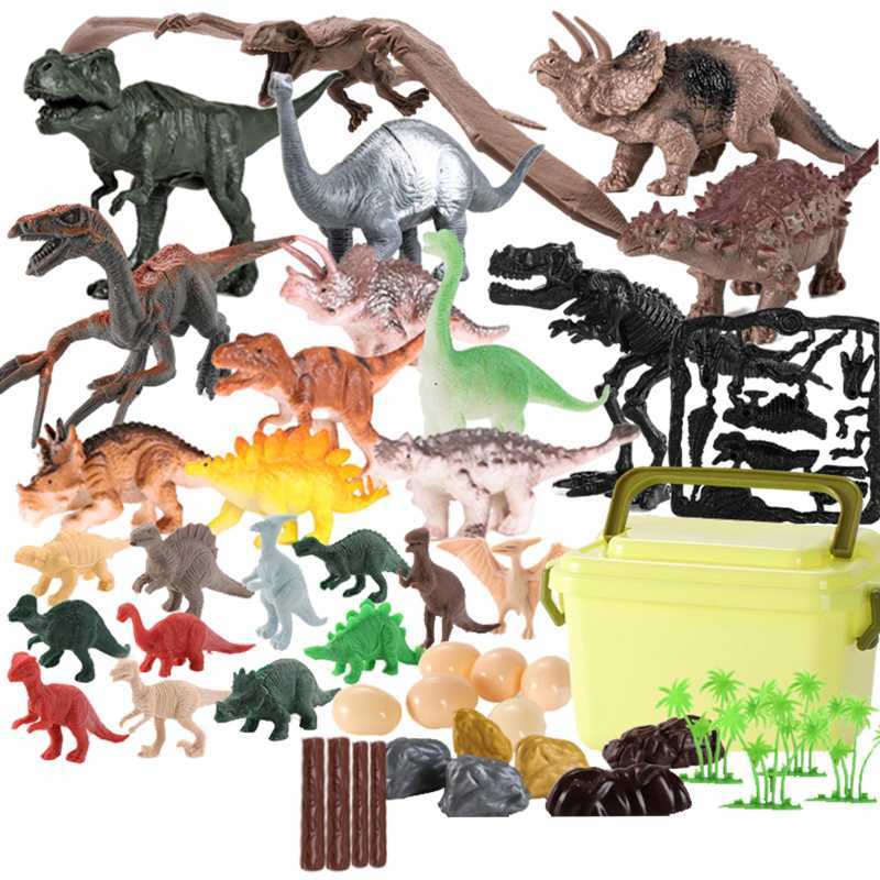 Jual Plastic Dinosaur Model Toy Set Dinosaur Kingdom Learning Prop Gift ...