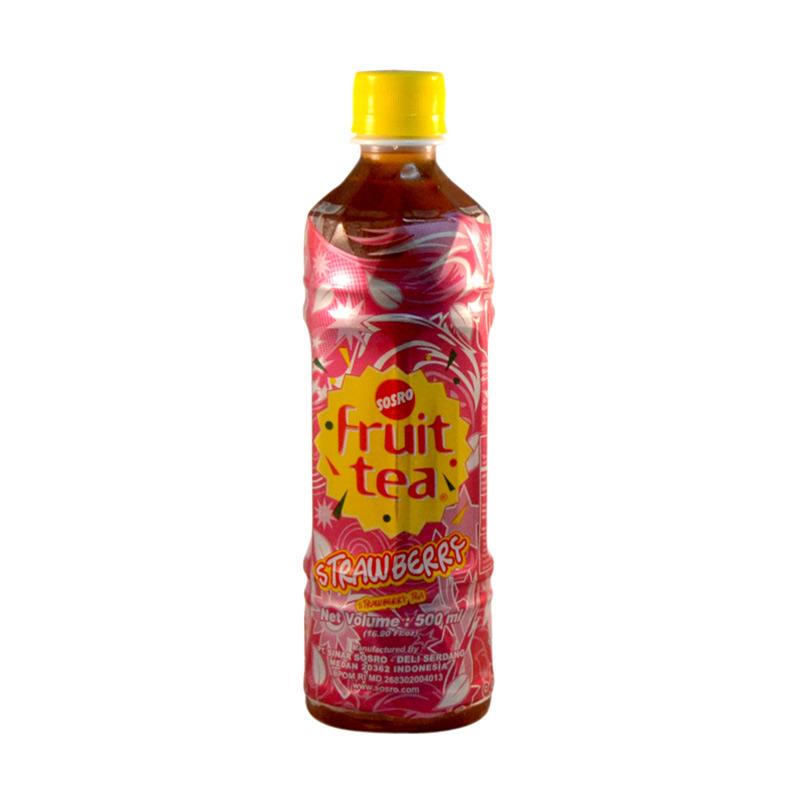 Jual Sosro Fruit Tea Strawberry Minuman Teh [500 mL/ RTD] di Seller ...