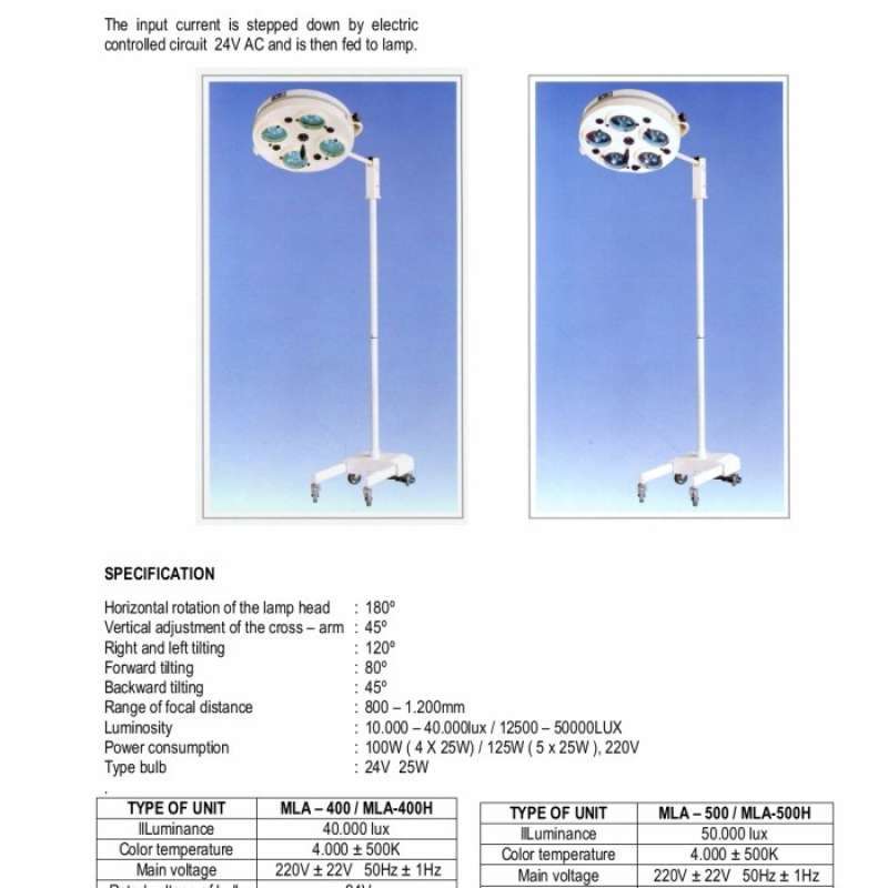 Promo Lampu Operasi Stand Halogen My Life Diskon 1% Di Seller ...