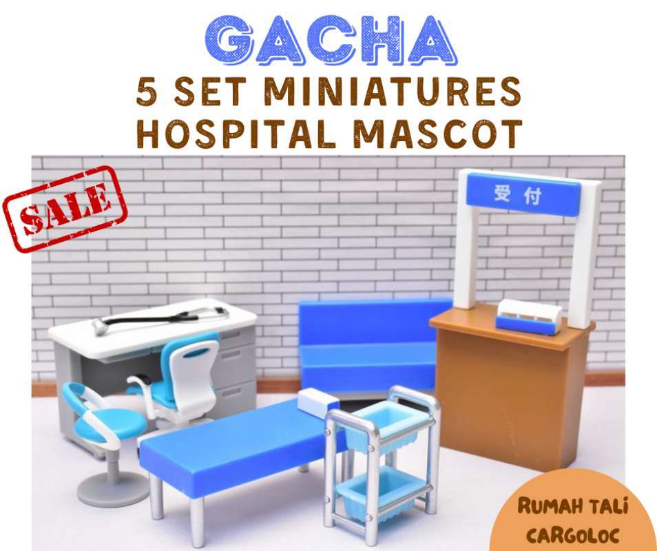 Jual Mainan Miniatur GACHA SET 5 MINI HOSPITAL MASCOT (JAPAN) di Seller ...