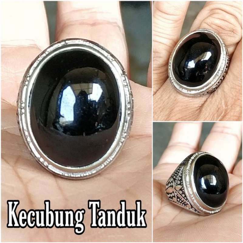 Batu Kecubung Asihan Hitam