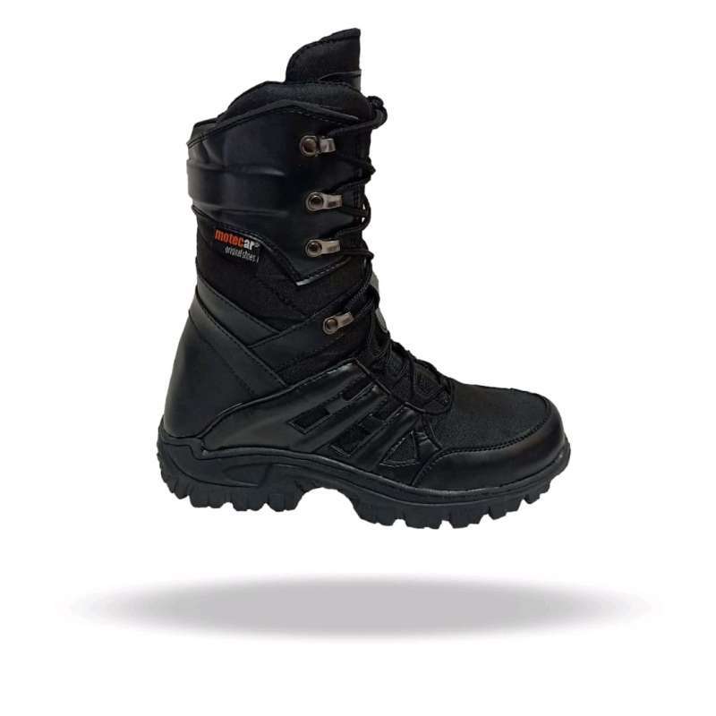 Jual Sepatu Pdl Safety Boots Pria Hitam Ujung Besi Resleting Tinggi ...